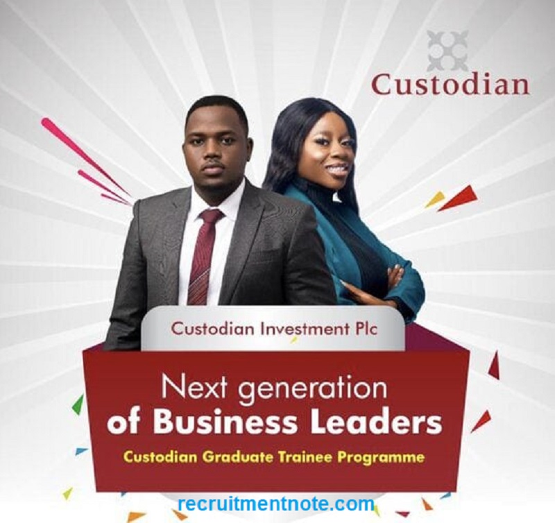 Custodian Graduate Trainee Programme 2023 for Fresh Graduates